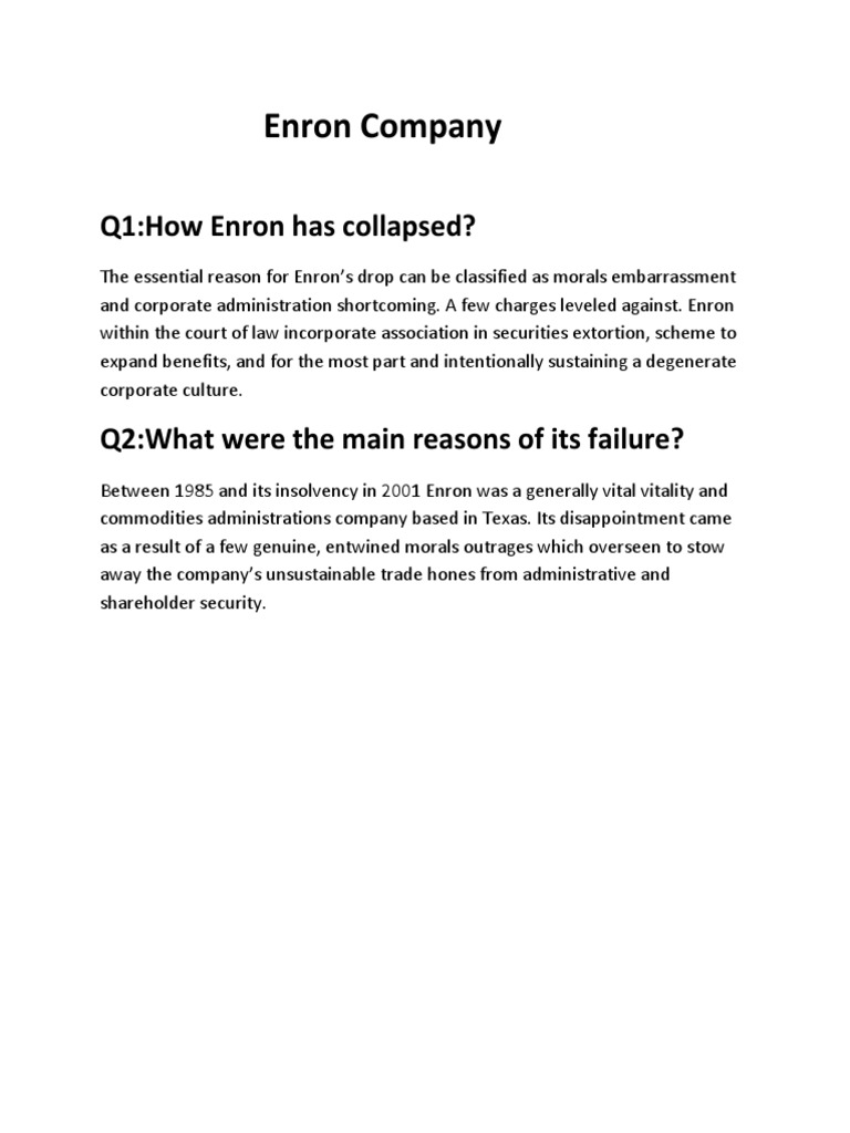 Enron's Corporate Fraud Scandal | PDF | Enron | Bankruptcy