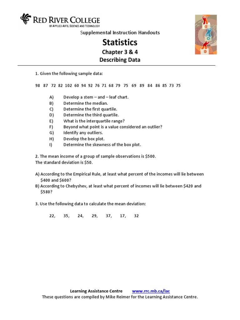 Statistics: Chapter 3 & 4 Describing Data | PDF