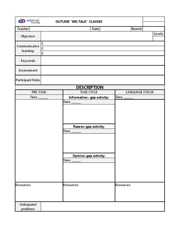 We-Talk Class Outline: Possessions A1-A2 | PDF | Vocabulary | Human ...