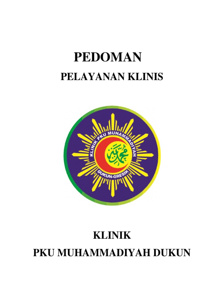 Cover Pedoman Klinis | PDF