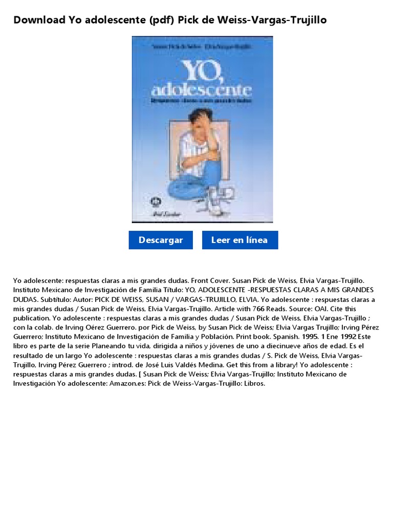 Yo Adolescente PDF | PDF