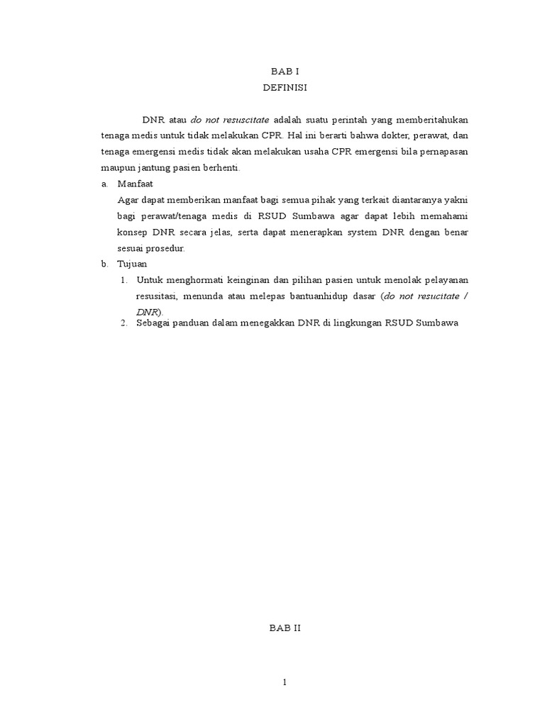 Panduan DNR | PDF