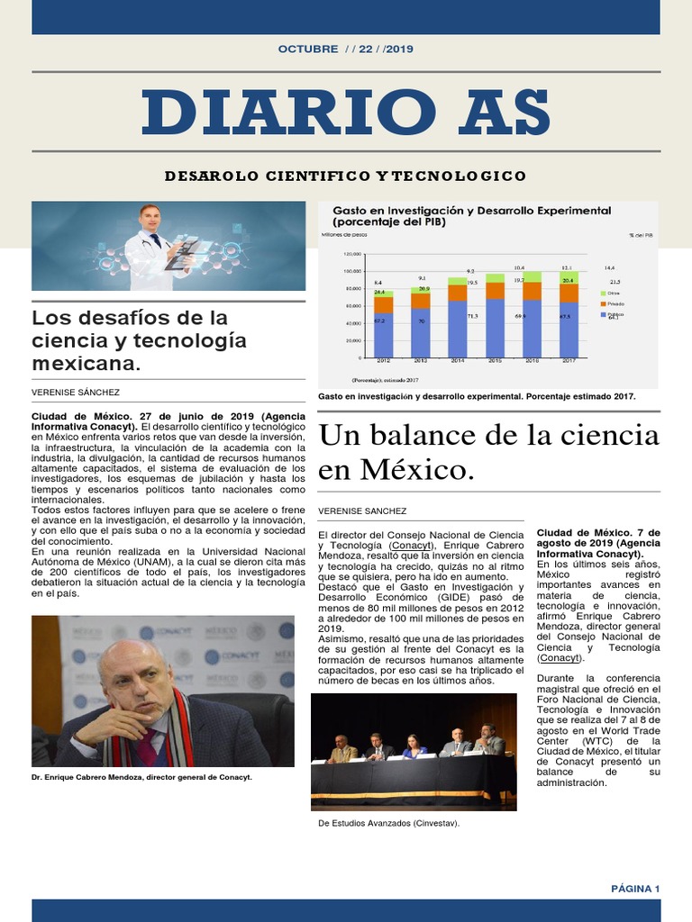 Diario As - Desarrollo Científico y Tecnológico. | PDF | Realidad ...