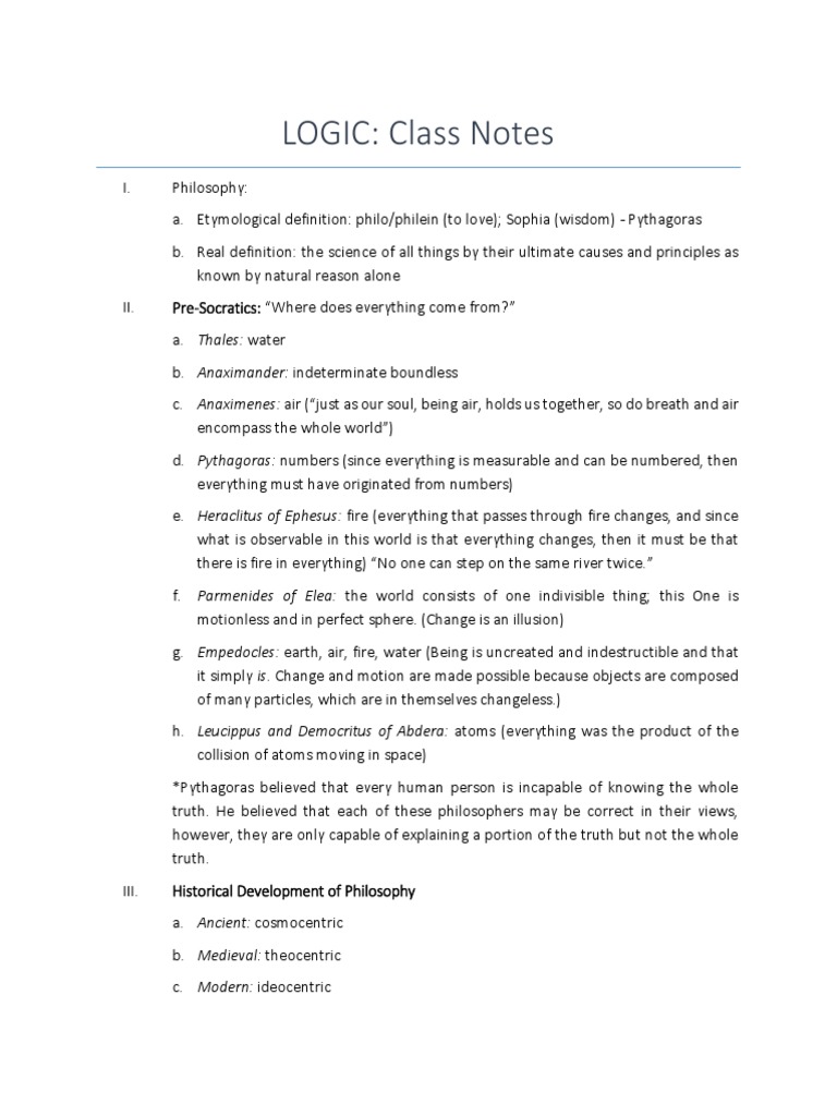 An In-Depth Exploration of Logic: From Its Philosophical Foundations ...