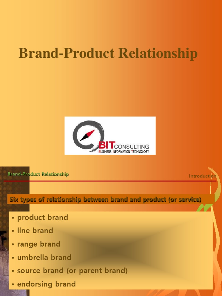 Brand-Product Relationship | PDF | Private Label | Brand