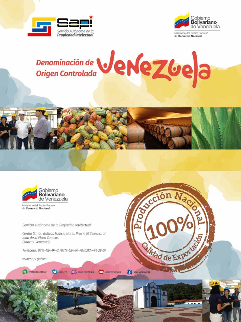 Denominacion de Origen Controlada SAPI | PDF | Venezuela | Propiedad ...