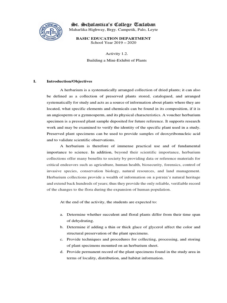Lab Report 2 | PDF | Science | Plants