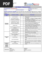 Jsa For Radiography | PDF | Personal Protective Equipment | Radiography