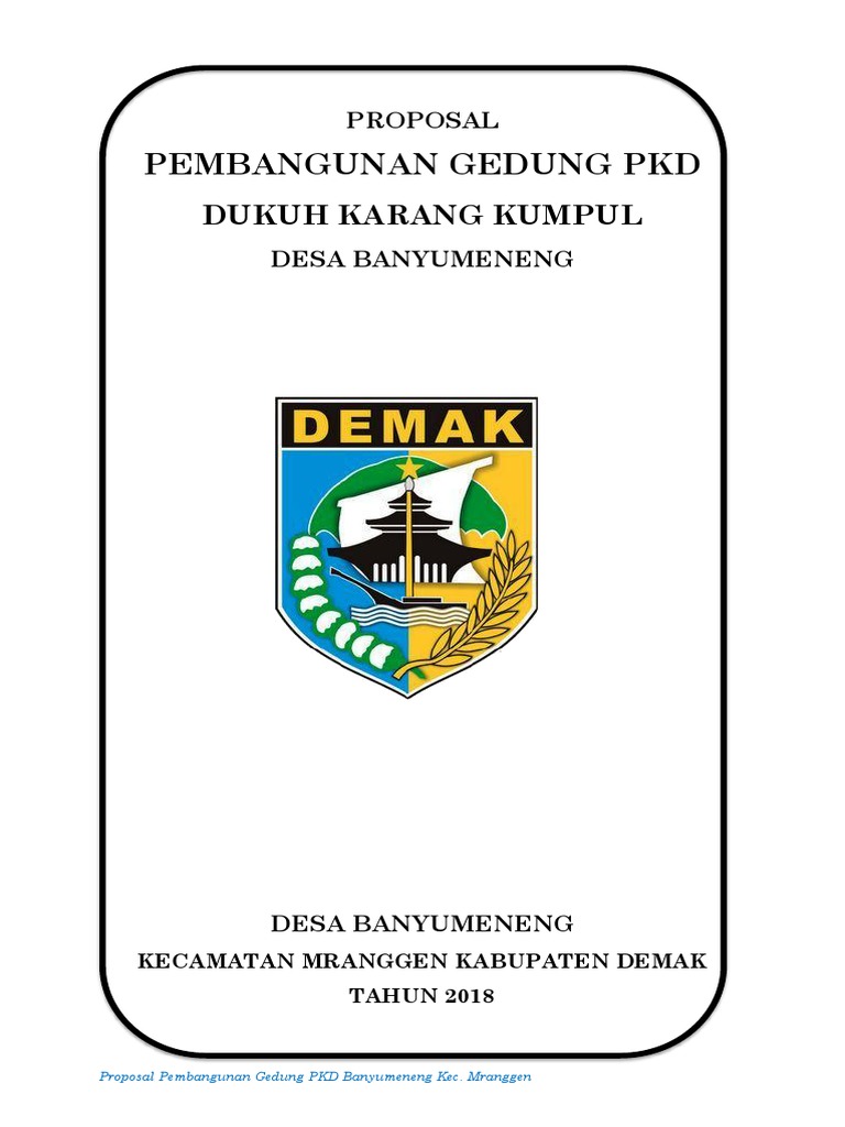 Proposal Gedung PKD Fix | PDF