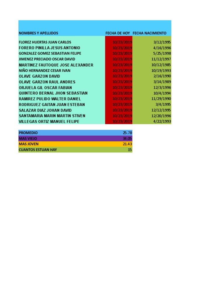 David Excel | PDF