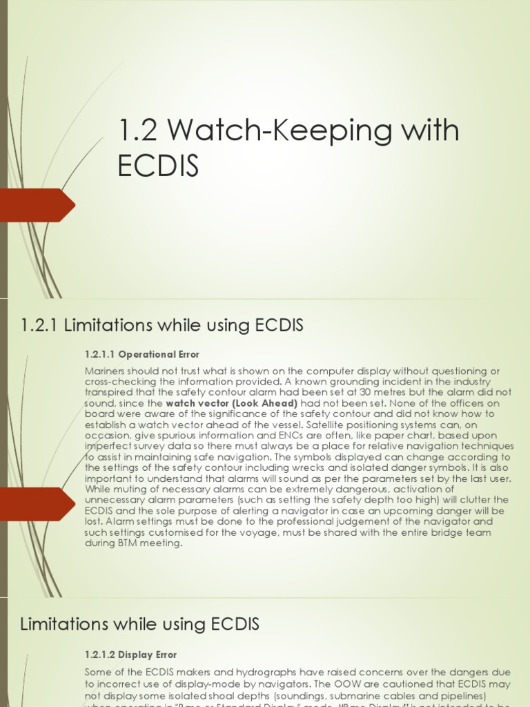 Watch-Keeping With ECDIS | PDF | Global Positioning System | Radar