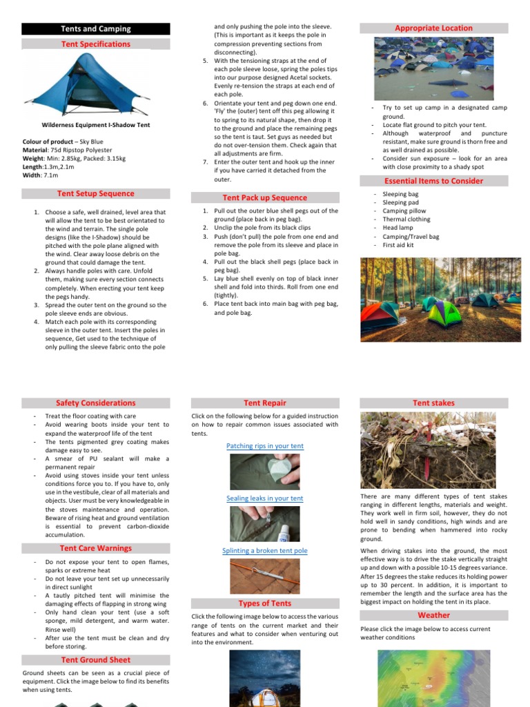 Tents | PDF | Tent | Equipment