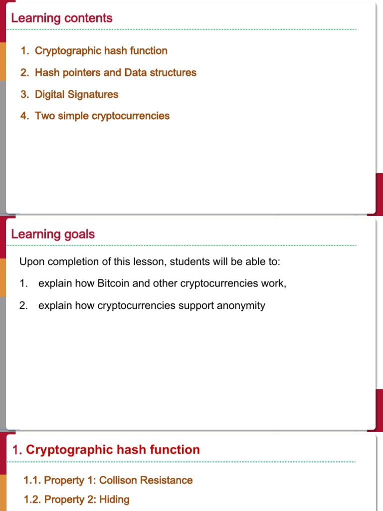 Introduction To Cryptocurrency | PDF | Cryptocurrency | Public Key ...