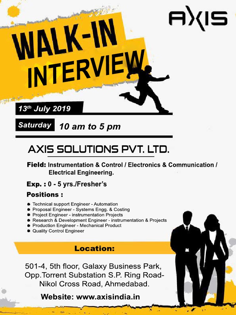 Interview: Axis Solutions Pvt. LTD | PDF