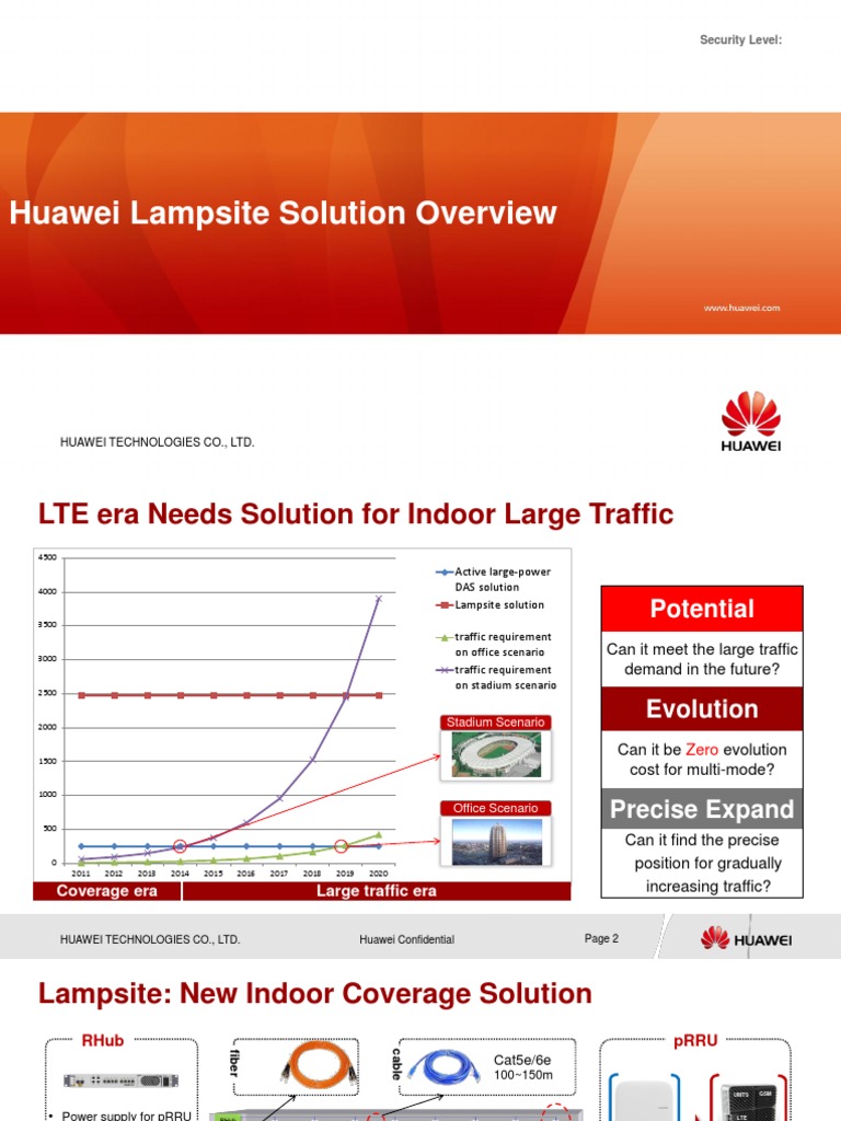 Huawei Lampsite Solution Overview 01 | PDF | Lte (Telecommunication ...