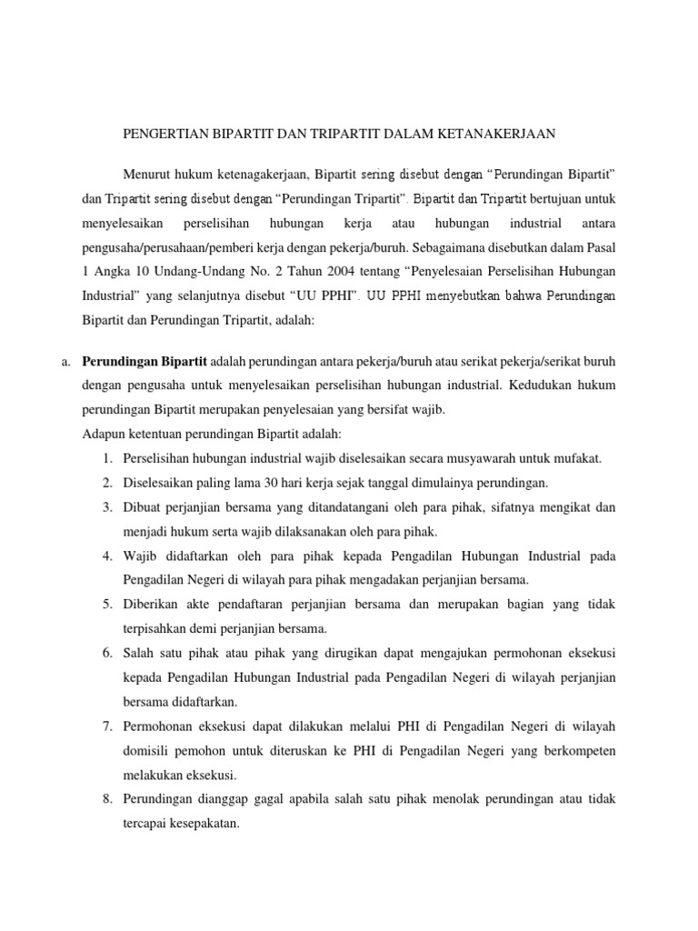 Bipartit Dan Tripartit | PDF