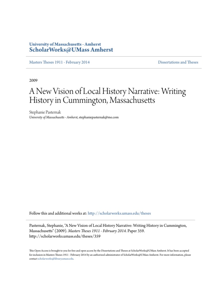 Local History | PDF | Thesis | Historian