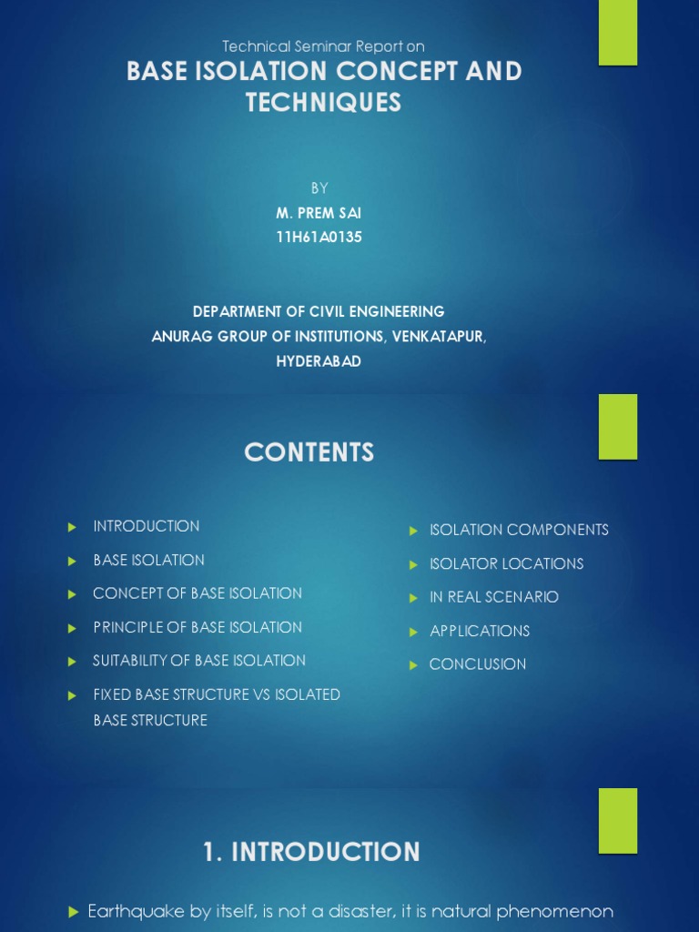 Base Isolation Pdf Elastomer Earthquake Engineering