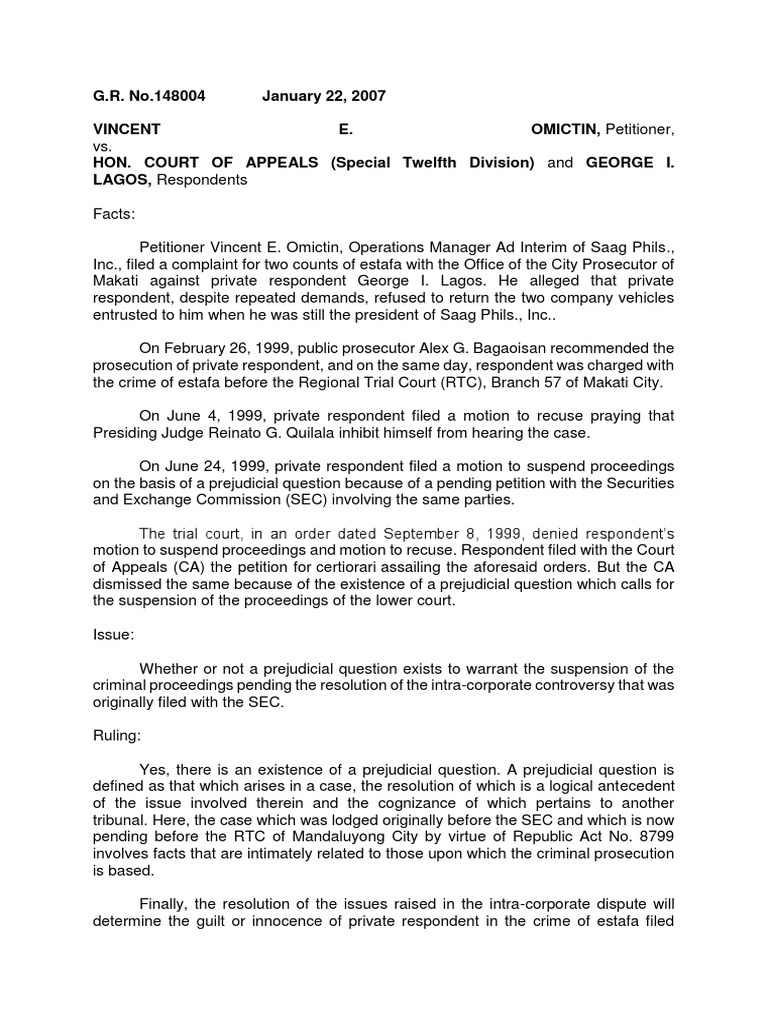 Cases 24, 32-37 | PDF | Complaint | Joinder