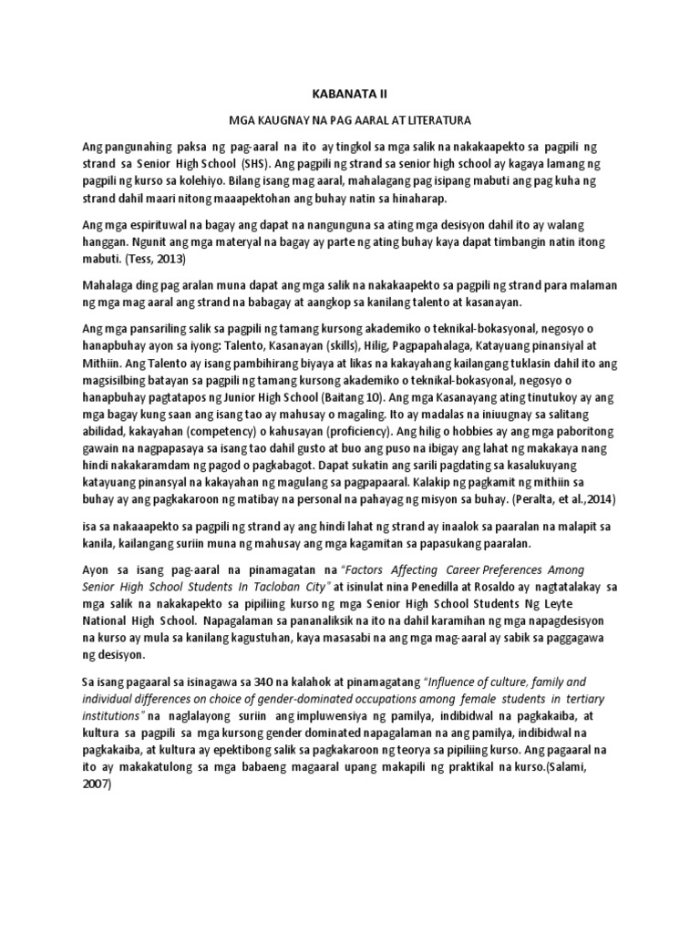 Kabanata II Pananaliksik at Pag-Aaral | PDF Kabanata II Pananaliksik at Pag-Aaral | PDF