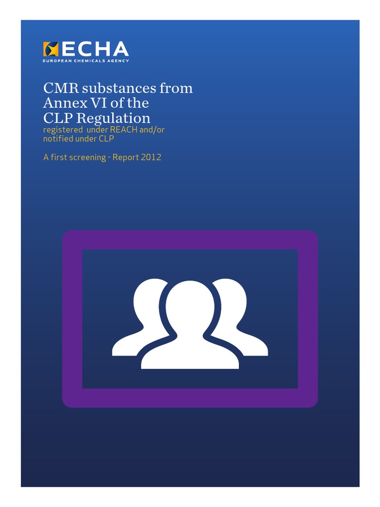 CMR Report en PDF | PDF | Chemical Compounds | Chemical Substances