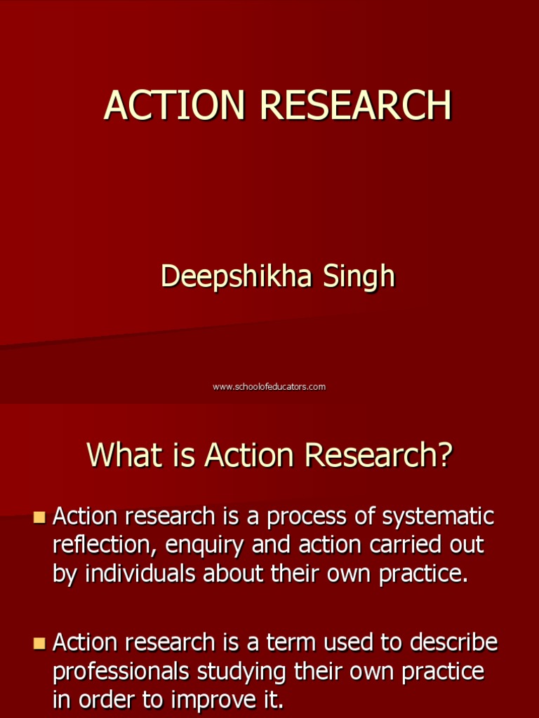 Action | PDF | Action Research | Learning