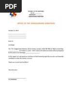 Solicitation Letter | PDF | Cooking, Food & Wine