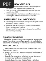 Stages of A Venture Life Cycle | PDF | Entrepreneurship | Innovation
