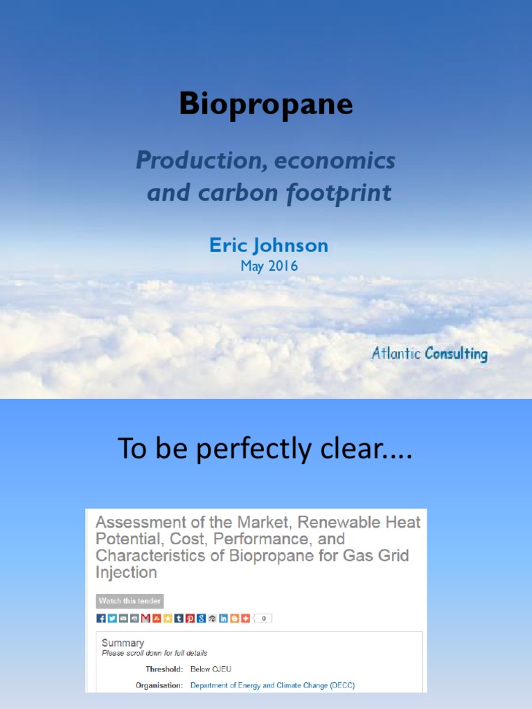 Eric Johnson Biopropane New Applications 2 | PDF