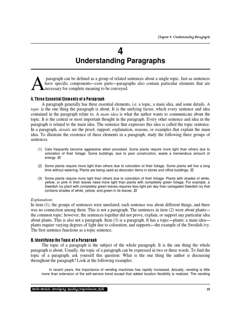 Understanding Paragraphs | PDF | Hedonism | Paragraph