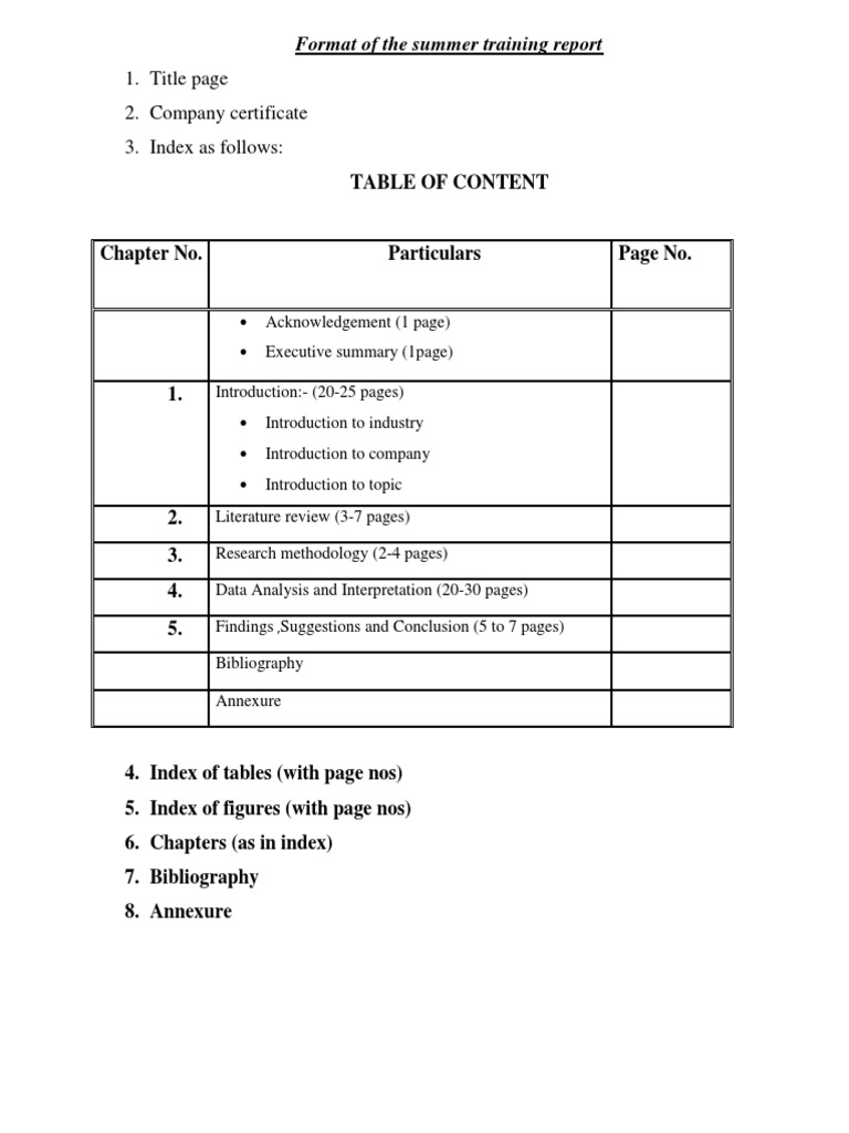 Mba Finance Report Format | PDF | Information Science | Business