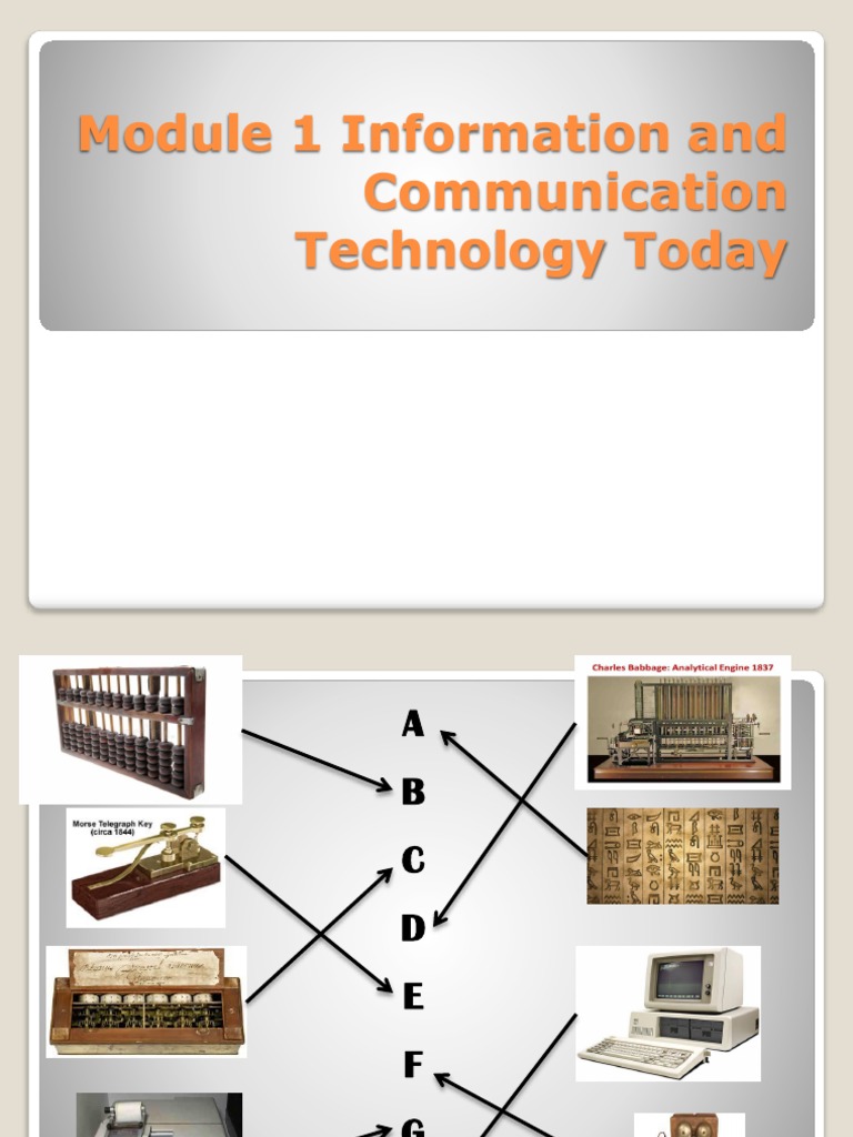 1 Information and Communication Technology Today | PDF | Integrated ...
