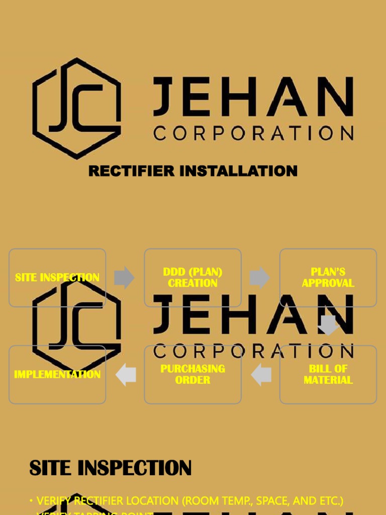 Rectifier Installation | PDF