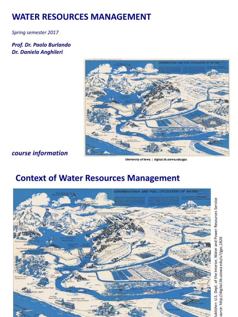 Water Resources Management Course Overview | PDF | Mathematical ...