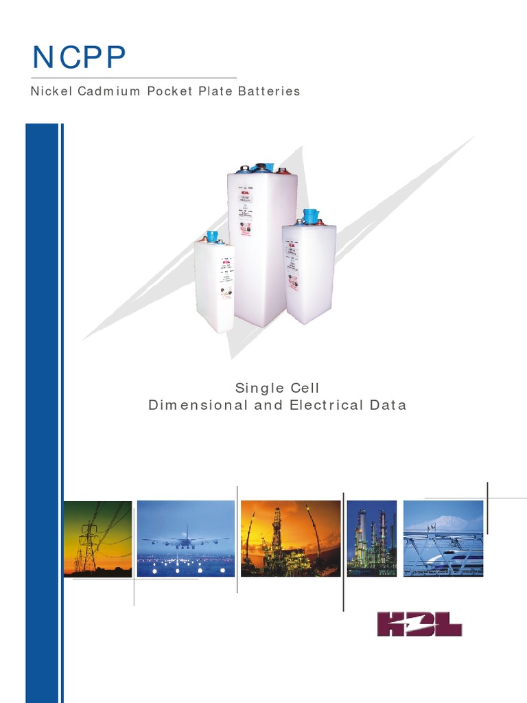 NCPP Nickel Cadmium Battery Overview | PDF | Battery Charger | Volt