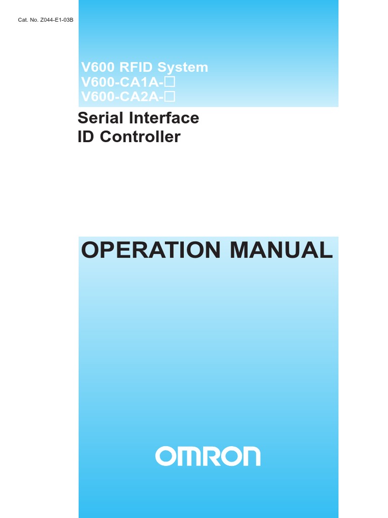 V600 Serial Interface+Operation Manual | PDF | Electrical Connector ...