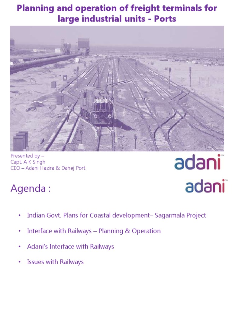 Planning and Operation of Freight Terminals For Large Industrial Units ...