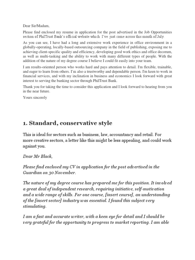 Bill Cover Letter | PDF | Business | Economies