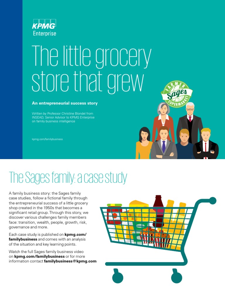 Little Grocery Store That Grew Family Business The Sages Family A Case ...