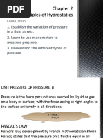 Principles of Hydrostatic Pressure | PDF | Pressure | Pressure Measurement