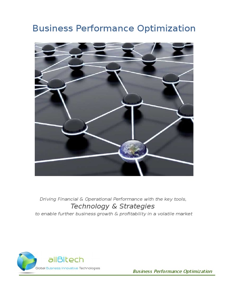 Business Performance Optimization Strategies | PDF | Benchmarking ...