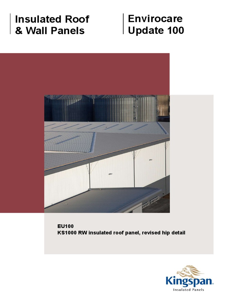 Kingspan - EU100 KS1000 RW Insulated Roof Panel Revised Hip Detail ...