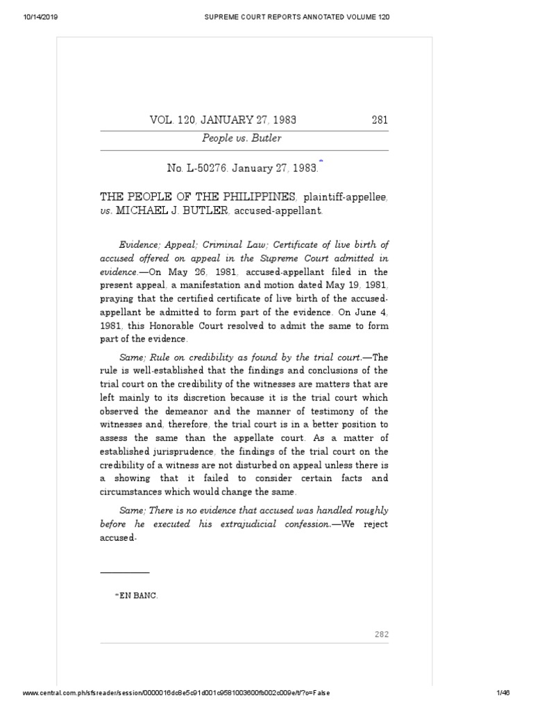 People v. Butler PDF | PDF | Sentence (Law) | Supreme Courts