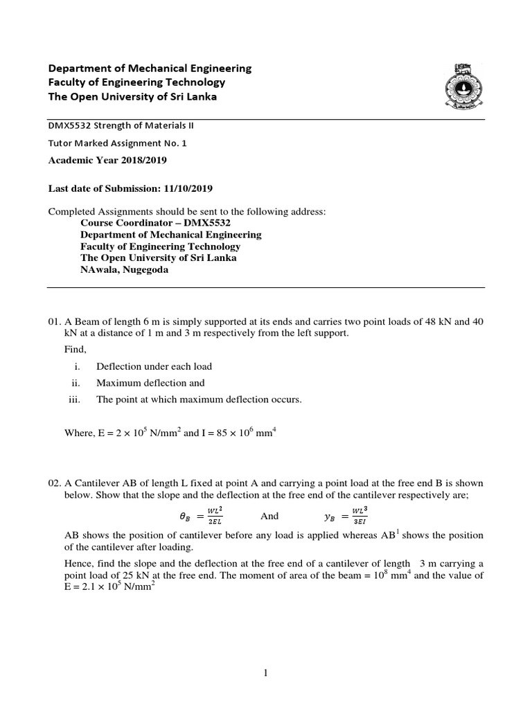 DMX5532 Tma01-2019 | PDF | Torque | Stress (Mechanics)