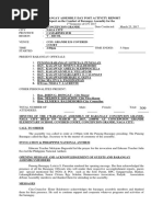 Barangay Assembly Post Activity Report | PDF | Career & Growth