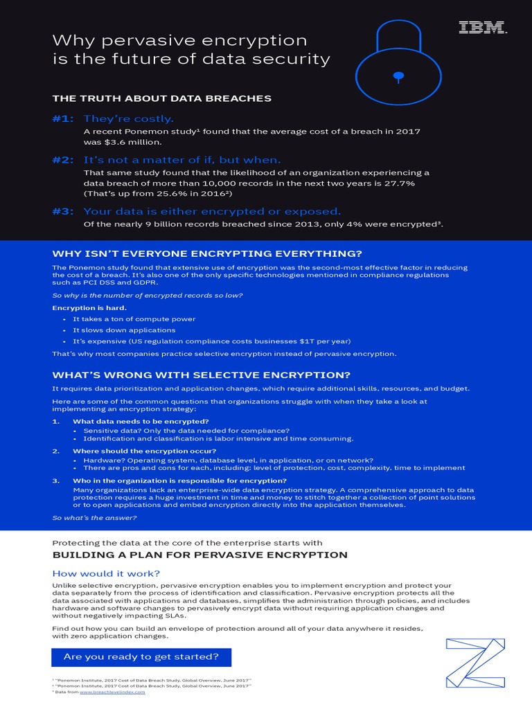 Why Pervasive Encryption Is The Future of Data Security: #1: They're ...