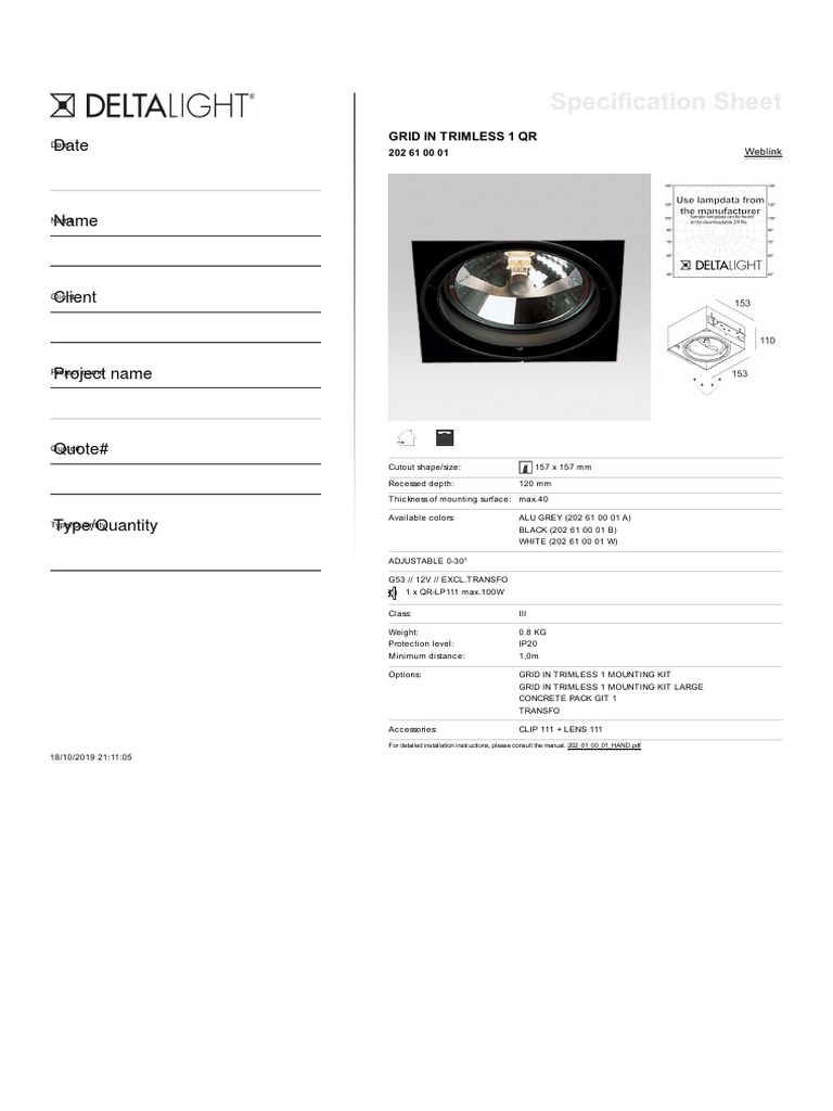 Luminaria Grid in Delta Light | PDF | Building Engineering | Building ...