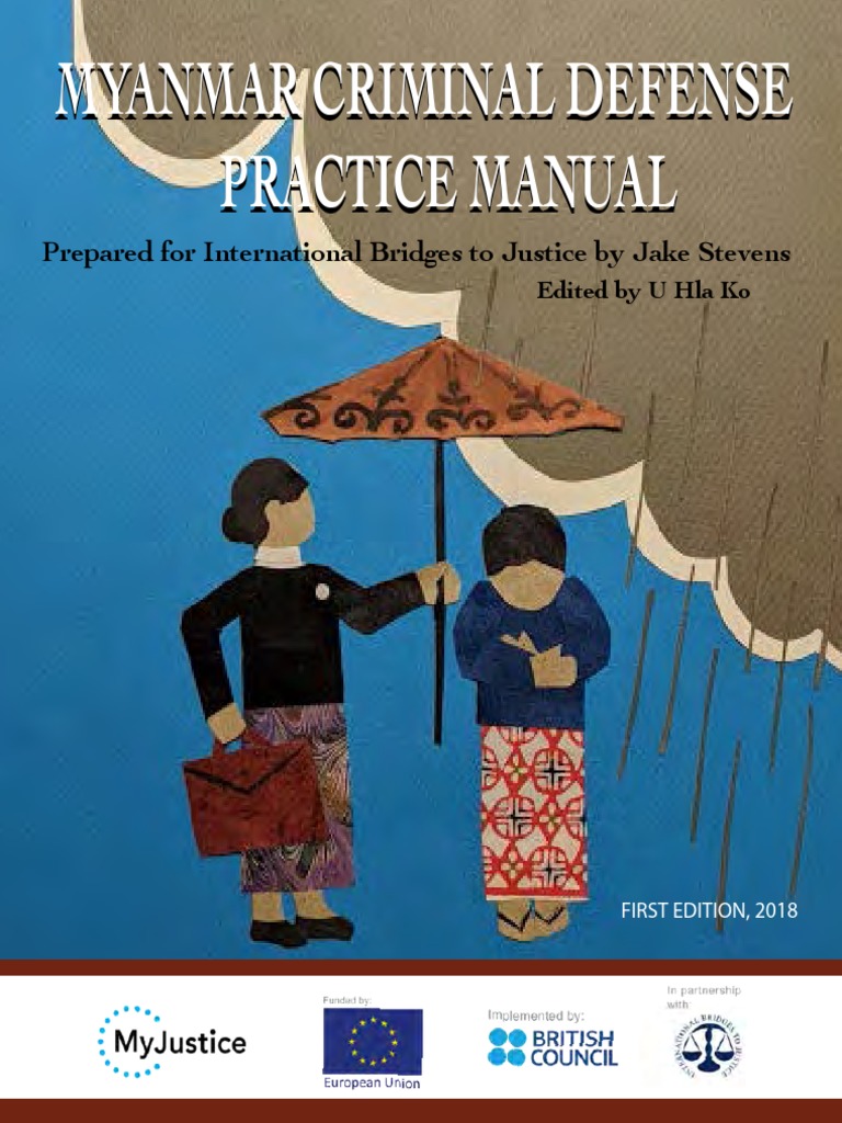 Myanmar Criminal Defense Practice Manual | PDF | Prosecutor | Plea