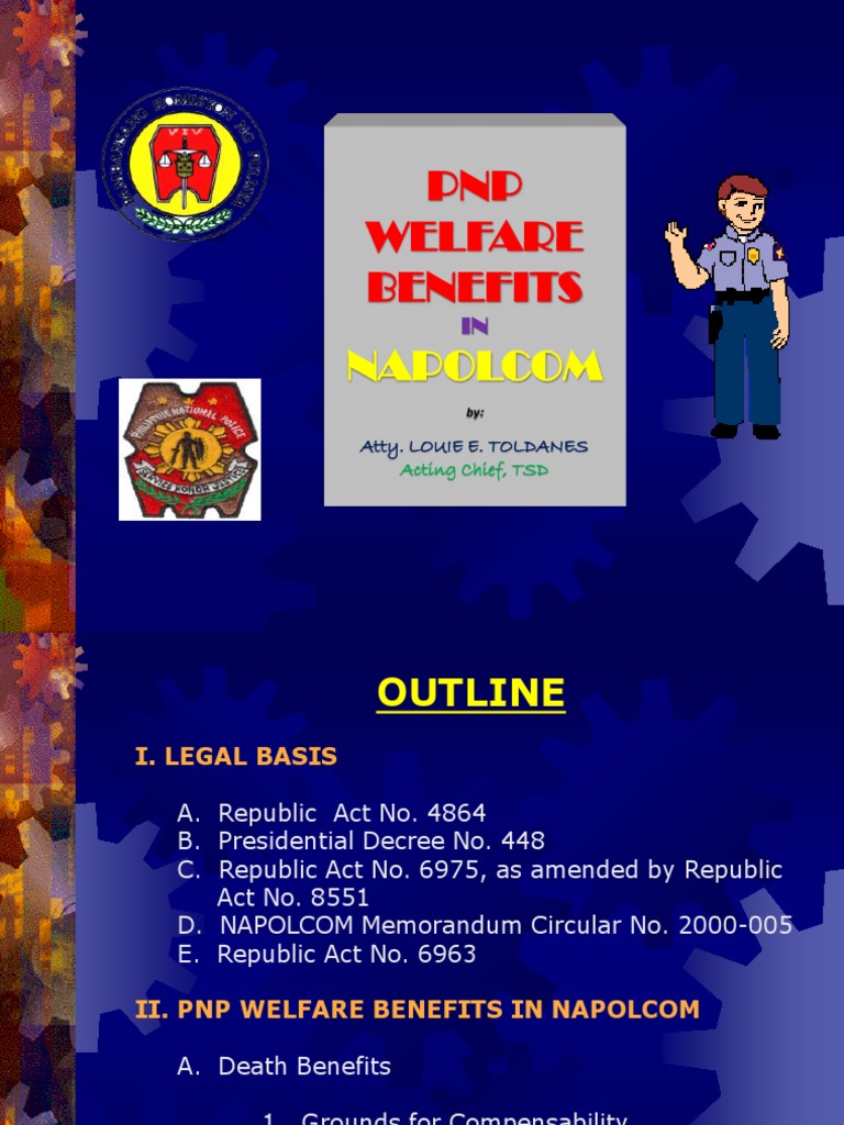 PNP Welfare and Benefits | PDF | Welfare | Employment
