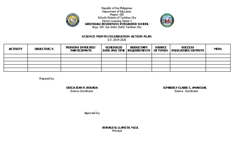 Action Plan Template | PDF